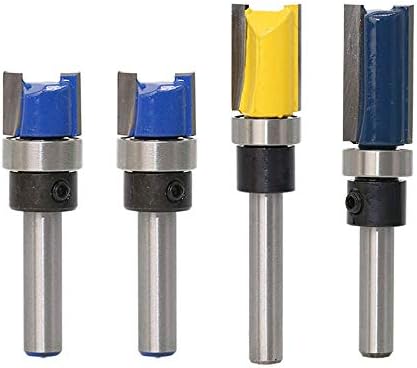 4Pcs 1/4" Shank Flush Trim Router Bits Shank Flush Trim Pattern ...
