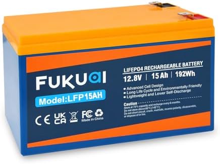 Amazon.com: SEFEPODER 2 Pack 12V 15Ah LiFePO4 Deep Cycle Battery, 2000 ...