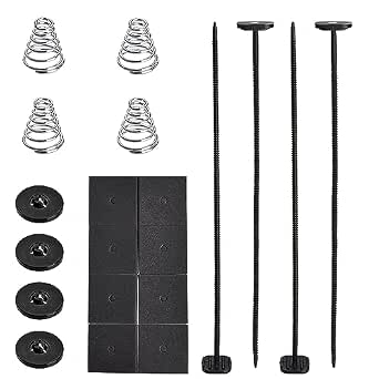 Amazon.com: Car Fan Mounting Kit - 20 Pcs Plastic Push Through Radiator ...