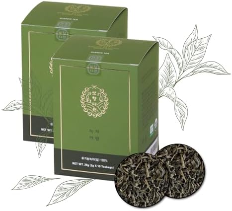 Amazon.com : Bohyang Korean Organic Herbal Tea 12,24 Teabags - Green ...
