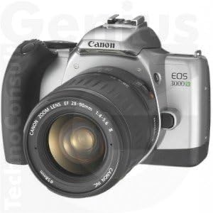Canon EOS 3000V 35mm SLR Camera (incl. EF 28-90mm f/4.0-5.6 II Lens Kit ...