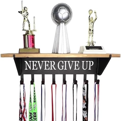 Amazon.com: Top Brass Medal Hanger Display / 17” Trophy Shelf – Never ...