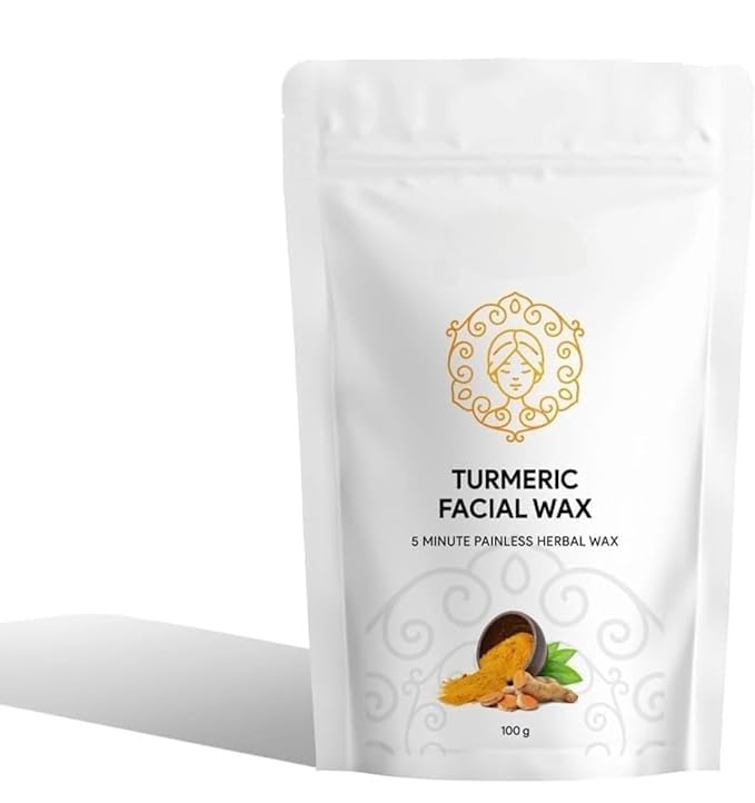 Buy Facial Hair Removal Wax Powder with Turmeric & Aloevera, Painless ...