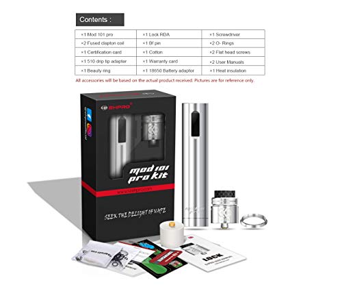 EHPRO MOD101 PRO レビュー｜シンプルルックの24mmチューブタイプテクニカルMOD | VAPE Circuit