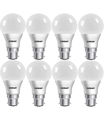 Buy Eveready LED Bulb (Cool Day Light, 9W, 6500K) Combo Pack of 8 ...