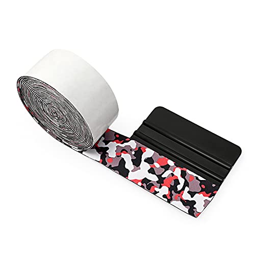 Snapklik.com : Vinyl Squeegee Felt Buffers Strips Roll Self Adhesive ...