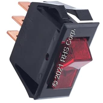 Amazon.com: 1069-1 SWITCH, 115V ROCKER Replacement for Atlas Metal ...