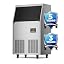 Coolski Commercial Ice Maker Machine, 200 lbs/24H Under Counter Ice ...