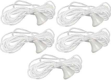 SparesPlanet Bathroom Ceiling Light Pull Cords 5 pack - Quality ...