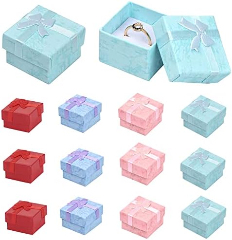 Hileyu Jewelry Gift Box 12pcs Gift Boxes with Lids Small Jewellery Gift ...