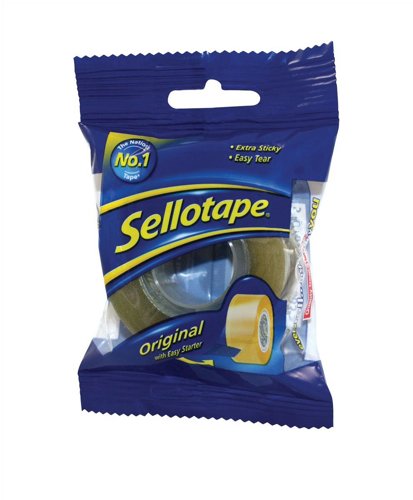 Henkel 1443254 - Sellotape Golden Tape 24mmx33m (Pack 6) : Amazon.co.uk ...