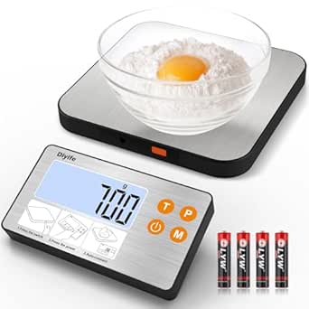 Digital Kitchen Scale, [15kg/1g] [Separate Display] Diyife Magnetic ...