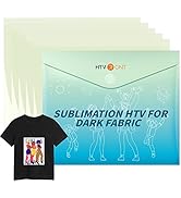 Amazon.com: HTVRONT Sublimation HTV for Dark Fabric/Light Fabric - 10 ...