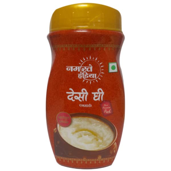 Namaste India Desi Ghee 1 liter pack of one (Plastic Jar) : Amazon.in ...