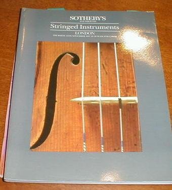 STRINGED INSTRUMENTS: Sotheby's: Amazon.com: Books
