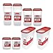 Amazon.com: Rubbermaid Modular Pantry Canister Premium Food Storage ...