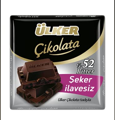 Amazon.com: Ulker Chocolate 60 Gr Sugar Free Turkish Chocolate Pack of ...