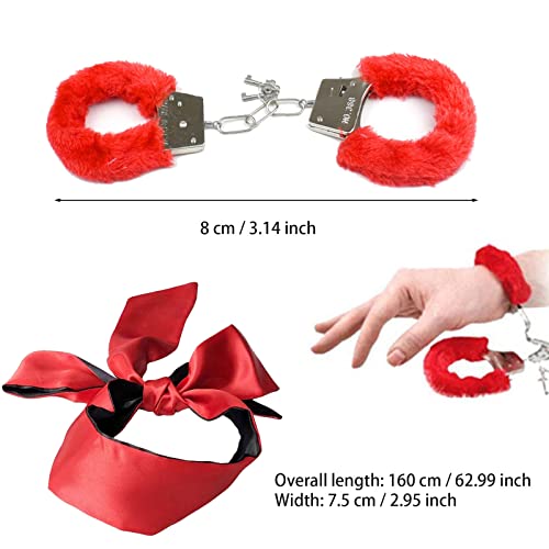 Metal Handcuffs with 2 Keys,Satin Headband Pearl Headband Satin ...