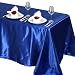 Amazon.com: BalsaCircle 90x132 inch Royal Blue Satin Rectangle ...