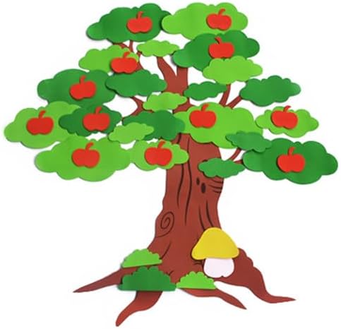 Amazon.com: Classroom Tree Bulletin Board Set Bulletin Board Apples ...