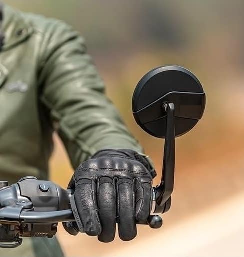 SGTB Handle Grip End Round Side Rear View Mirror for Enfield Meteor 350 ...