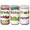 Amazon.com: NETANY 4-pack 16oz Glass jars with Airtight Lids, Overnight Oats Containers with ...