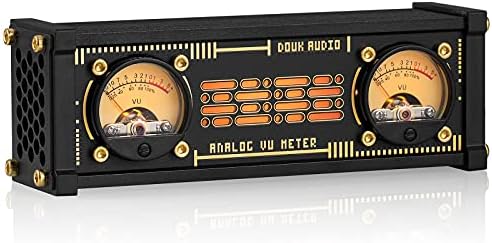 Amazon.com: Douk Audio VU3 PRO Dual Analog VU Meter, 2-Way Amplifier ...