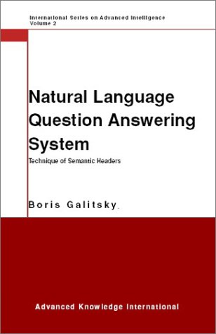 Natural Language Question Answering System: Technique of Semantic ...