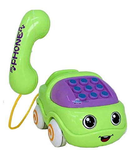 Car Toy – Friction Power Wheels Pull Along Phone Toy for Kids with ...