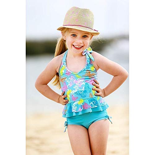Baby Girls Frill Tankini Set-Ruched Boyleg Set : Amazon.in: Fashion