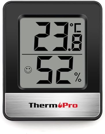Digital Thermo-Hygrometer XQT ThermoPro TP49 Indoor Room Thermometer ...