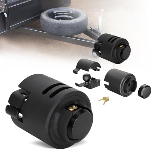 Amazon.com: Trailer Locks Fit 2-5/16 Inch Trailer Coupler, Heavy ...