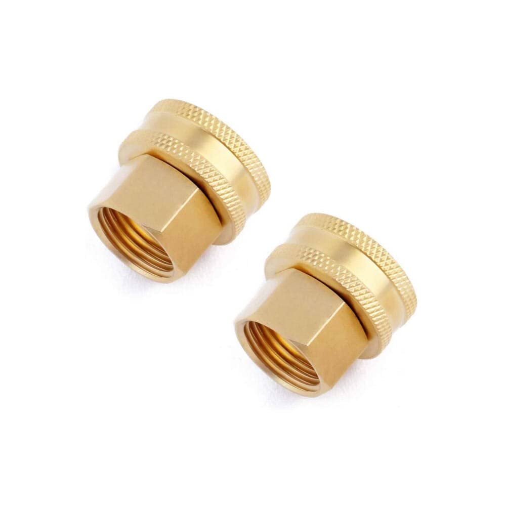 Amazon.com: The Brass Garden Hose Thread 3/4 GHT To 1/2 NPT Fitting ...