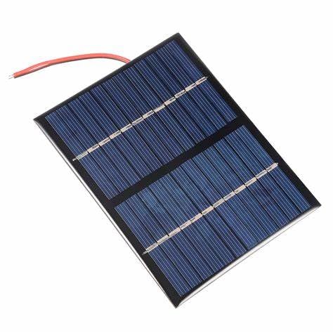 Mini Solar panel 12V 100MA (Size: 117 x 91 mm) For Small Home Purposes ...