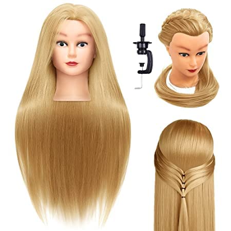 synthetic hair dummy for hairstyling : Amazon.in: Beauty