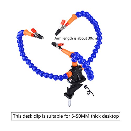 Flexible Helping Hands 3 Arms Third Hand Soldering Aid Soldering ...