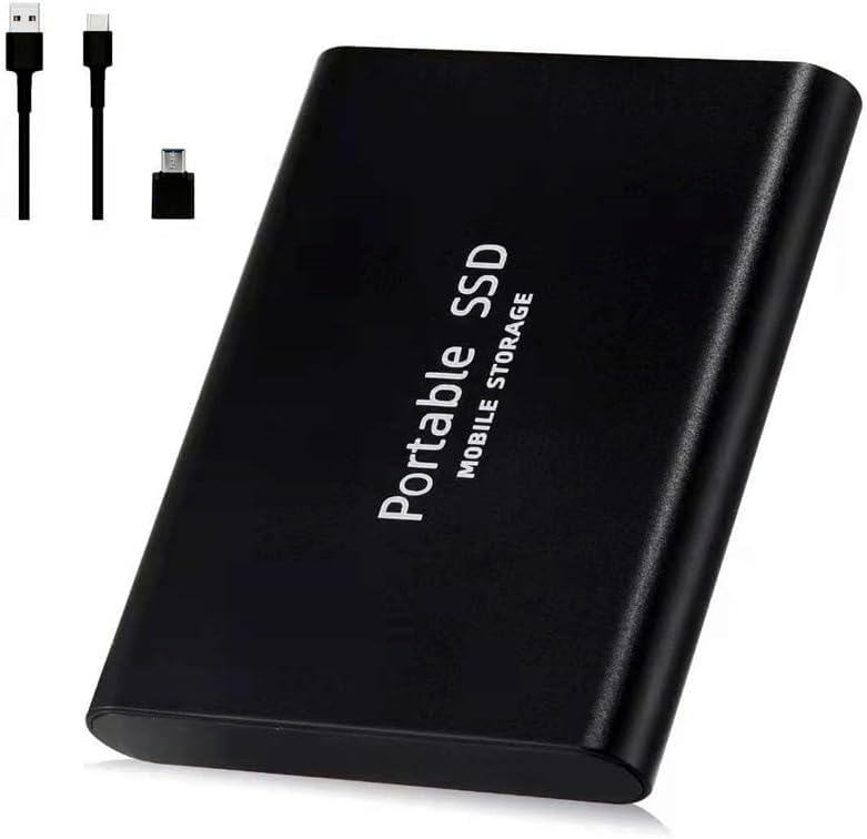 SSD Disco Duro Externo 1TB/2TB/4TB/6TB, Estado sólido Externo Unidad ...