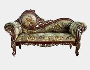 MUSKAN Arts Teakwood cauch Single Diwan Setty Three 3 Seater Sofa Set ...