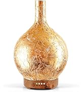 Porseme 150ml Glass Essential Oil Diffuser, Night Light Handmade 3D ...