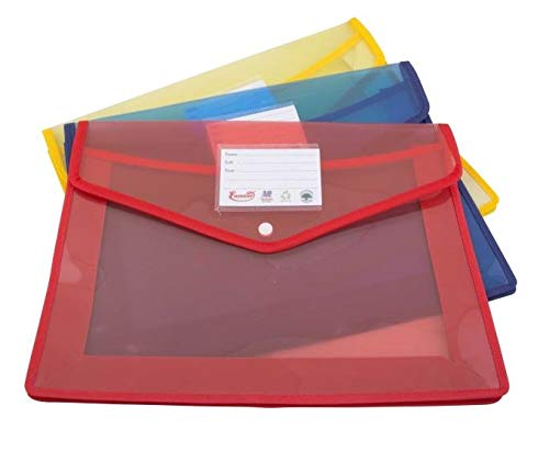 Qth Deep Folder File A3 Size File Multicolour Pack of 2 : Amazon.in ...