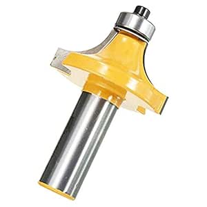 ELECTROPRIME Pack of 6 1/2-Inch Shank Round Over Router Bit 1/2 Inch 1/ ...