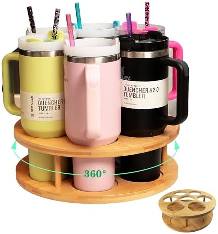 Amazon.com - Ami.Todfo 7 Slots Water Bottle Organizer for Stanley Cup ...