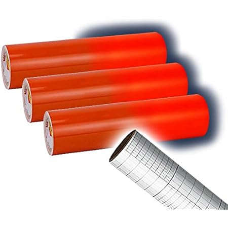 Amazon.com: ORACAL 5400 Reflective Craft Safety Vinyl 12" x 24" Self ...