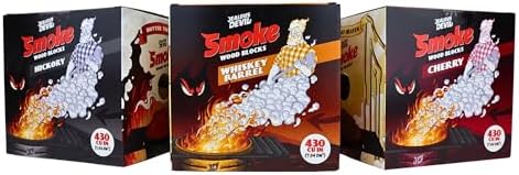 Amazon.com : Jealous Devil Smoking Wood Block Variety 3 Pack - Aged ...