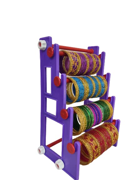 MVP 04 Rods Bangle Organizer - 04 Steps Single Side Bangle Stand for ...