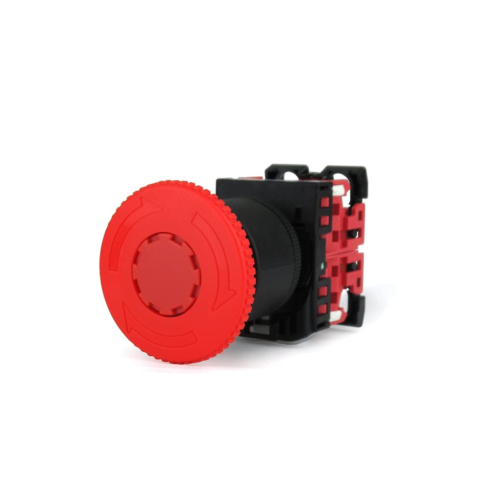 Amazon | 富士電機 AR22V0R-02R 非常停止用押しボタンスイッチ (プッシュロック大形(φ40)) (2b) (赤) NN | 押しボタンスイッチ | 産業・研究開発用品 通販