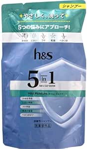 Amazon | P&G h&s 5IN1 Mモイスチャー シャンプー 詰替 290g | Procter & Gamble | シャンプー 通販