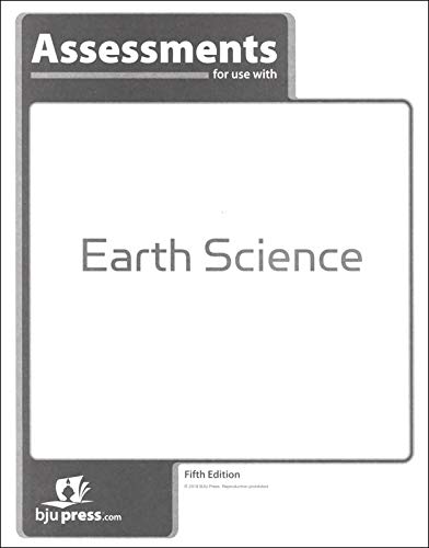 BJU Press Earth Science Assessment KEY 5th Ed.: BJU Press ...