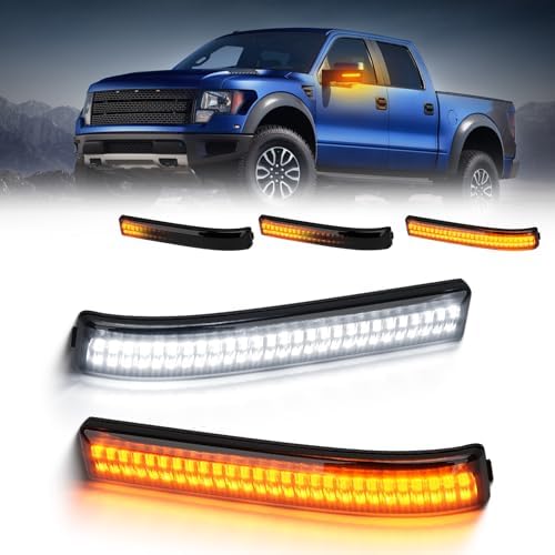 Amazon.com: SUPAREE LED Switchback Side Mirror Turn Signal Lights ...