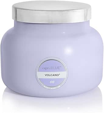 Amazon.com: Capri Blue Volcano Scented Candles - Luxury Glass Jar ...